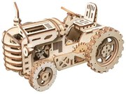 RoboTime 3D dřevěné mechanické puzzle Traktor
