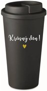 KRÁSNÝ DEN! - černý termohrnek 475 ml