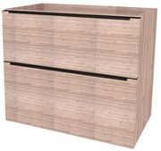 Mereo Mereo, Mailo, koupelnová skříňka 81 cm, černé madlo, Multidecor, CN591SBDNLS