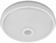LED Venkovní stropní svítidlo se senzorem pohybu a soumraku LED/16W/230V IP54