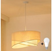 Brilagi - LED Lustr na lanku LYRA 1xE27/15W/230V krémová
