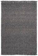 Obsession, Ručně tkaný kusový koberec Eskil 515 anthracite, 80x150, šedá, chodba / předsíň