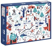 Chronicle Books Puzzle V zimě 1000 dílků