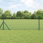 Zemní upevnění svařované drátěné ploty 10 x 0,4 m Zelená 3351674