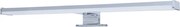 Mereo, Mereo Led koupelnové osvětlení nad zrcadlo, stříbrné, 40 cm, 7 W, 455 lm, 4000 K, IP44, 230 V, MER-CN700G40