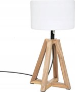 Lampa Matia na terasu, rám z akátového dřeva, výška 58 cm