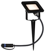 Paulmann 94574 Plug&Shine Ground Spike, zahradní reflektor LED 6,8W 3000K, černá, IP65