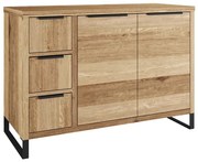 furniture-nabytek.cz - Masivní podstavec pod umyvadlo Sidora z divokého dubu, olejovaný, hnědý – 105×45×74 cm