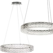 Toolight Toolight, LED stropní svítidlo 50cm, 36W, 4000K, MS005-CP, chromová, OSW-09615