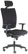 ALBA Ergonomická kancelářská židle ZERAFINE - černá látka
