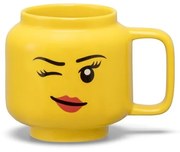 Žlutý keramický dětský hrnek 255 ml Head – LEGO®