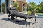 Zahradní lehátko Dreamer Černé – Luxusní styl a pohodlí