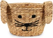 Dětský koš na hračky z vodního hyacintu v přírodní barvě ø 35x26 cm Rabbit – Compactor
