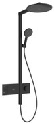 Hansgrohe Raindance Alive S - Sprchový set s termostatem, průměr 30 cm, 3 proudy, EcoSmart, matná černá 24583670