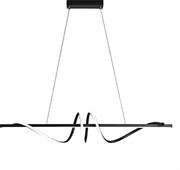Toolight Toolight, LED stropní svítidlo 120cm, 50W, 3000K, LHJ023-CP, černá matná, OSW-50011