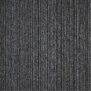 Tapibel, Kobercový čtverec Coral Lines 60345-50 šedo-černý 50 x 50 cm, chodba / předsíň