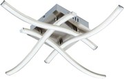 LED Stropní svítidlo 4xLED/2,6W/230V 3000K matný chrom