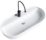 BPS-koupelny Keramické umyvadlo na desku HYD-EI-WH-810 81x41 cm, bílé