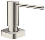 HANSGROHE Hansgrohe, příslušenství, dávkovač mycích prostředků A71, 500 ml, nerezová, HAN-40468800