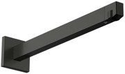 Hansgrohe - Sprchové rameno, 41 cm, kartáčovaný černý chrom 24337340