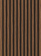 Mexen Lam-F, akustické stěnové lamely 275 × 30 cm, plstěný podklad 8 mm, technická dýha, mahagon rubínový, S105-275307-3015-013