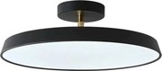 Toolight - Stropní svítidlo 50 cm 5xE27 60W APP860-C, černá-zlatá, OSW-08956