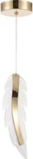 Toolight Toolight, závěsné stropní LED svítilna, 10W, 1000lm, 4000K, G157-CP, zlatá, OSW-07813