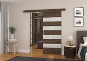 ADRK Furniture Posuvné nástěnné dveře MILOU 96 ADRK-SD-MIL-CH-WL-96