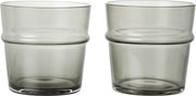 Ferm Living designové sklenice na vodu Boya Glasses Low