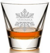 Dekorant Vánoční sklenice na lihoviny Triangle 320 ml 1KS
