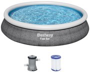 BESTWAY Fast Set Bazén 457 x 84 cm, kartušová filtrace 57313