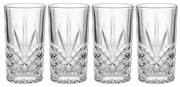 CRYSTAL CLUB Sada sklenic na long drink 330 ml set 4 ks