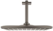 Grohe Rainshower - Hlavová sprcha 310 Mono Cube 9,5 l/min, se stropním ramenem, kartáčovaný Hard Graphite 26566AL0