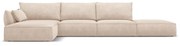 Béžová rohová pohovka (levý roh) Vanda – Mazzini Sofas