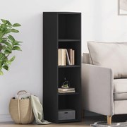 Skříň highboard černá 30 x 41 x 124 cm kompozitní dřevo