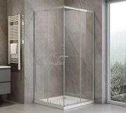 Aqualine Agga - Sprchový kout 90x90 cm, chrom/čiré sklo HLF909Y