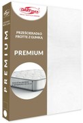 FROTÉ PROSTĚRADLO PREMIUM 90X200 CM BÍLÉ