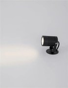 NV 9271431 Venkovní nástěnné svítidlo FEND černý hliník a sklo LED 5W 3000K 100-240V 21st. IP65 - NOVA LUCE