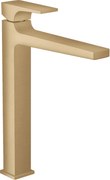 Hansgrohe Metropol, vysoká umyvadlová baterie, s výpustí Push-Open, bronzová matná, 32512140