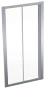 Geberit GEO - Sprchové dveře 100x190 cm, stříbrná/čiré sklo 560.133.00.2