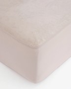 MK Lůžkoviny Nepropustné prostěradlo mikroplyš 70 × 140 cm - cappuccino