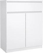 Bílá komoda 80x100x40 cm Naia – Tvilum