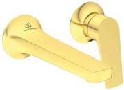 Ideal Standard La Dolce Vita - Umyvadlová baterie pod omítku, 2-otvorová instalace, kartáčované zlato BD956A2