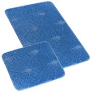 Bellatex koupelnové předložky SADA BANY 60x100 + 60x50 cm  bez výkrojeChrpa tmavě modrá