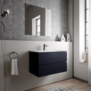 Koupelnová skříňka AVA 80 cm s umyvadlem z minerálního odlitku CREAM