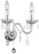 Toolight Nástěnné svítidlo Klasic D62 EBT017-2W transparent