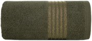 Ručník 50x90 Lila 07 olivový 500g/m2 Eurofirany