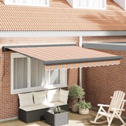 Stahovací markýza Vícebarevný 300 x 250 cm Plátno a hliník 3330011