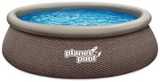 Planet Pool Bazén s nafukovacím prstencem QUICK ratan 3,05 x 0,76 m