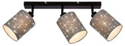 Briloner 2078-034 - Bodové svítidlo SPOTLIGHT 3xE27/25W/230V šedá/černá 2078-034
